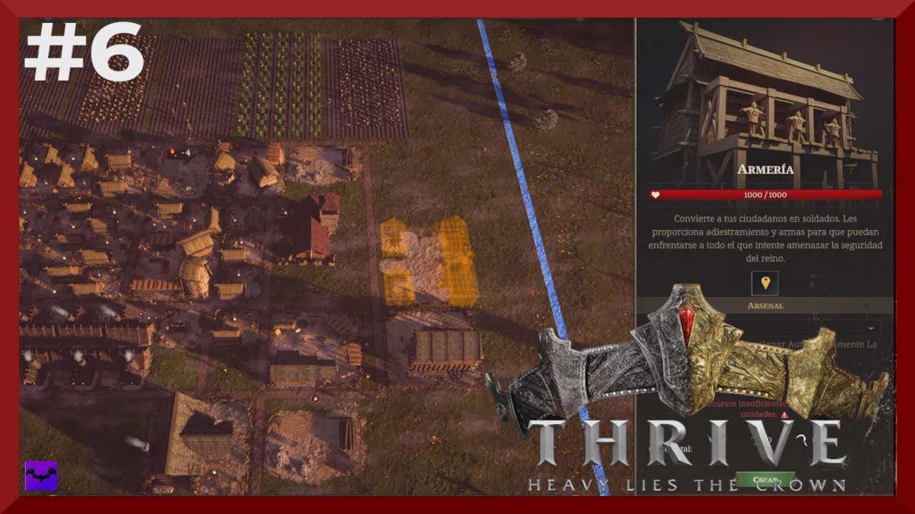 Thrive: heavy lies the Crown E6 Construimos los barracones para los ...