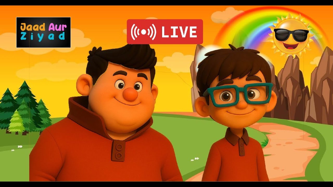 🔴 Jaad Aur Ziyad LIVE | Islamic Cartoon for Kids | Urdu Cartoon Series ...