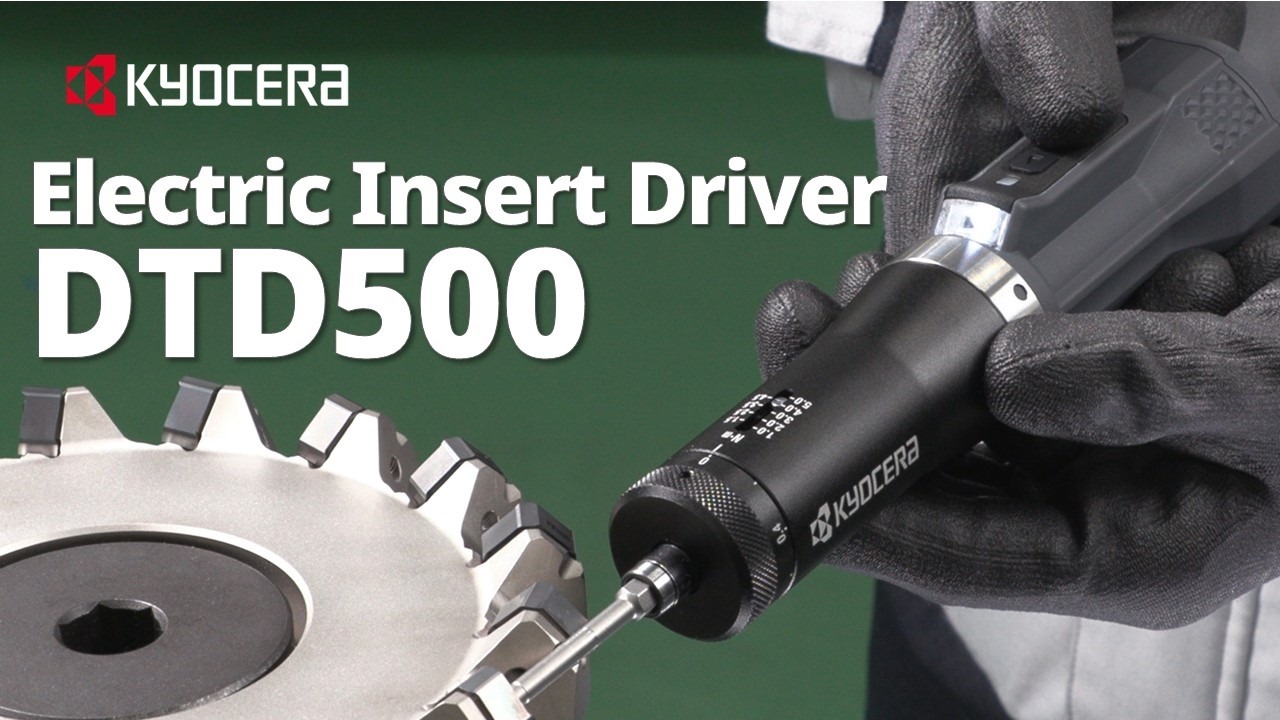 Electric Insert Driver DTD500 replaces milling inserts quickly with an ...