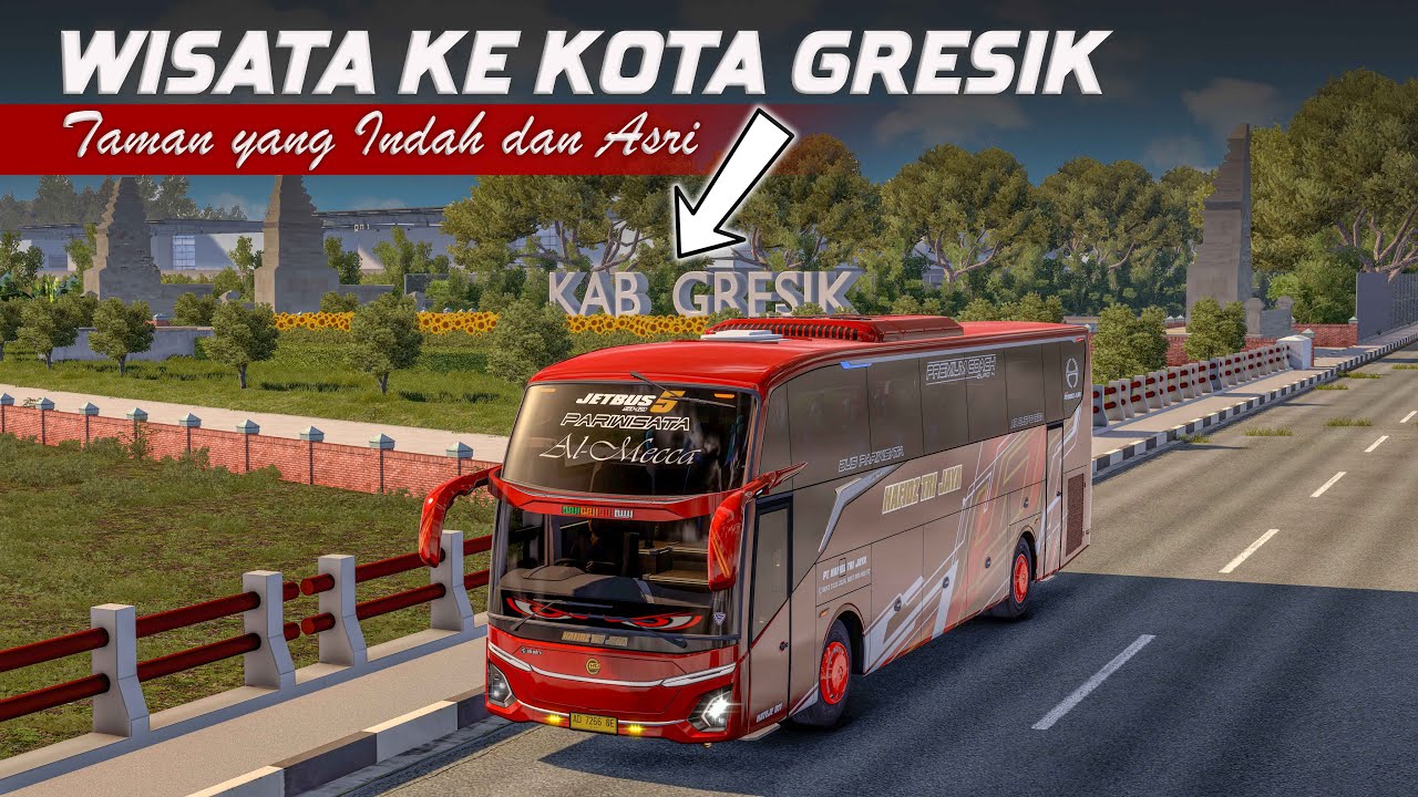 BUS PARIWISATA PALING HITS 🔥 Moment Bus Hafidz tri Jaya Liburan ke Gresik || Ets Indo - YouTube