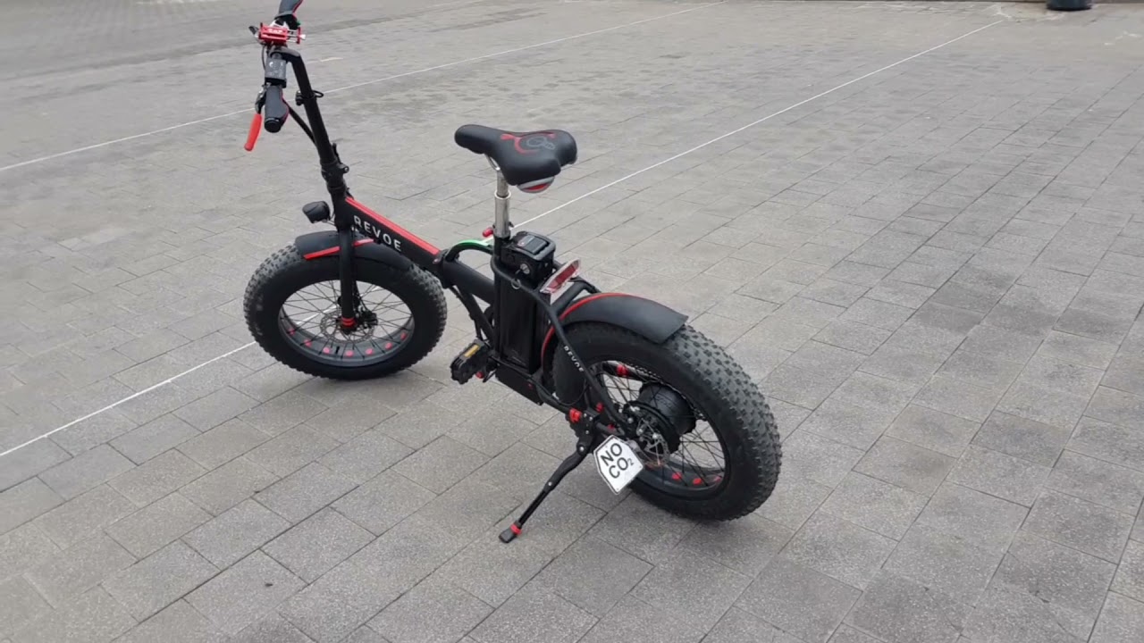 Lampada posteriore fat bike bici Revoe - YouTube