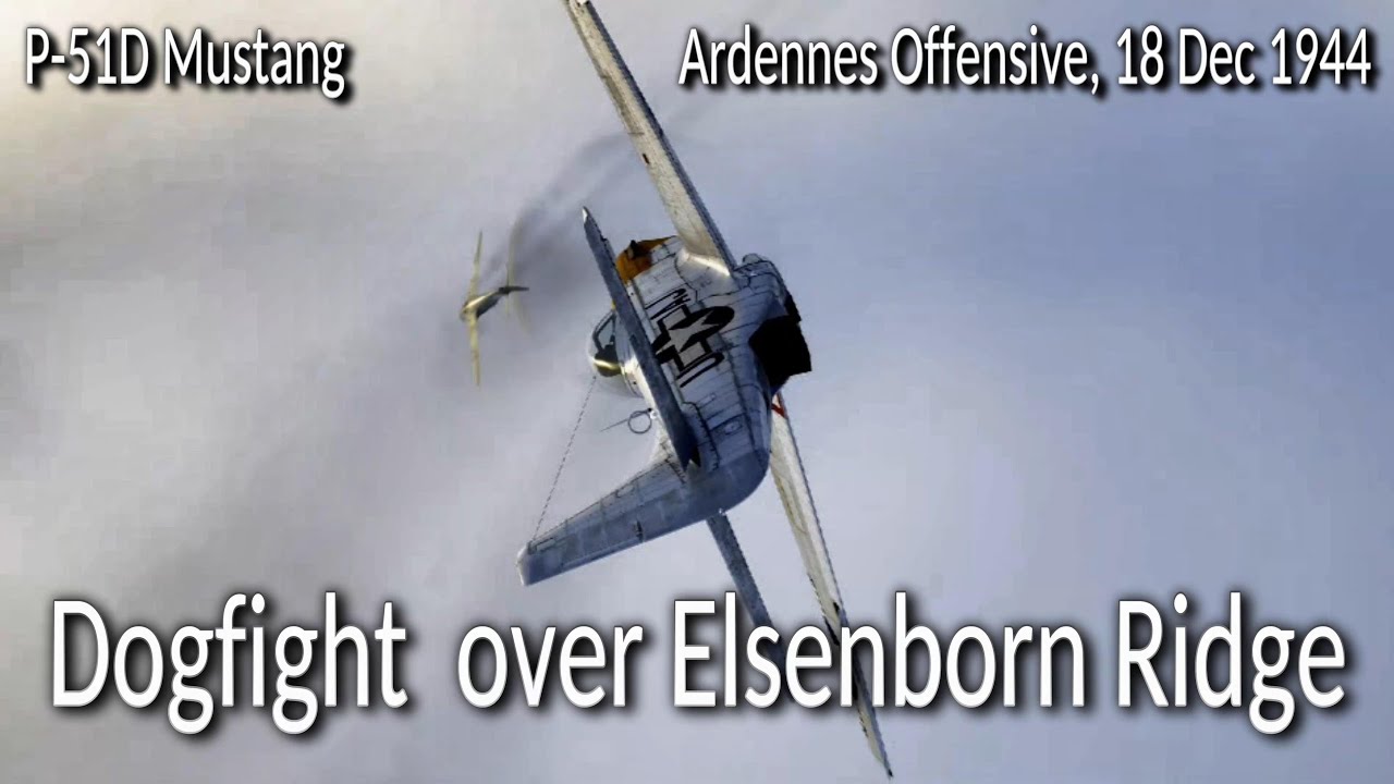 P-51D Mustang - Dogfight near Elsenborn Ridge | Cinematic WW2 Air ...