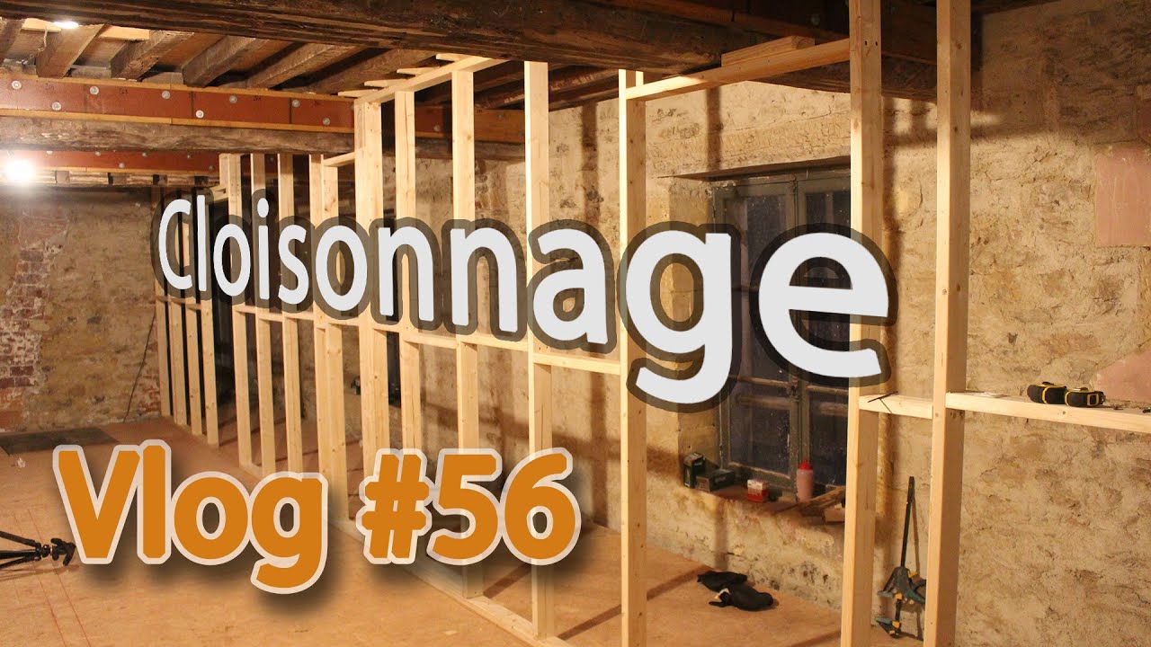 First part of timber frame partitioning – Renovation vlog #56 - YouTube