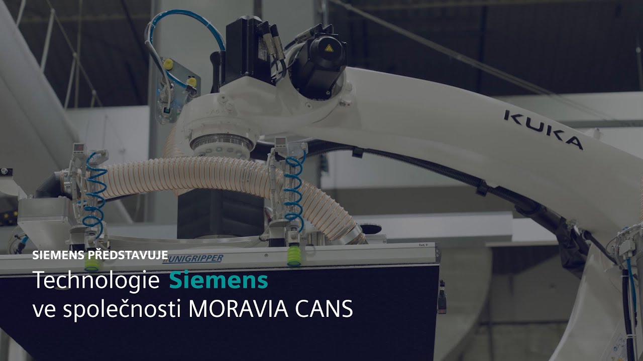 Technologie Siemens ve společnosti MORAVIA CANS - YouTube