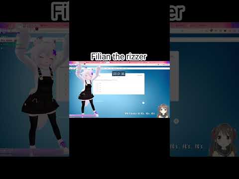Filian tries to rizz npc. #filian #vtuber #twitch #bestoffilian #vrchat ...