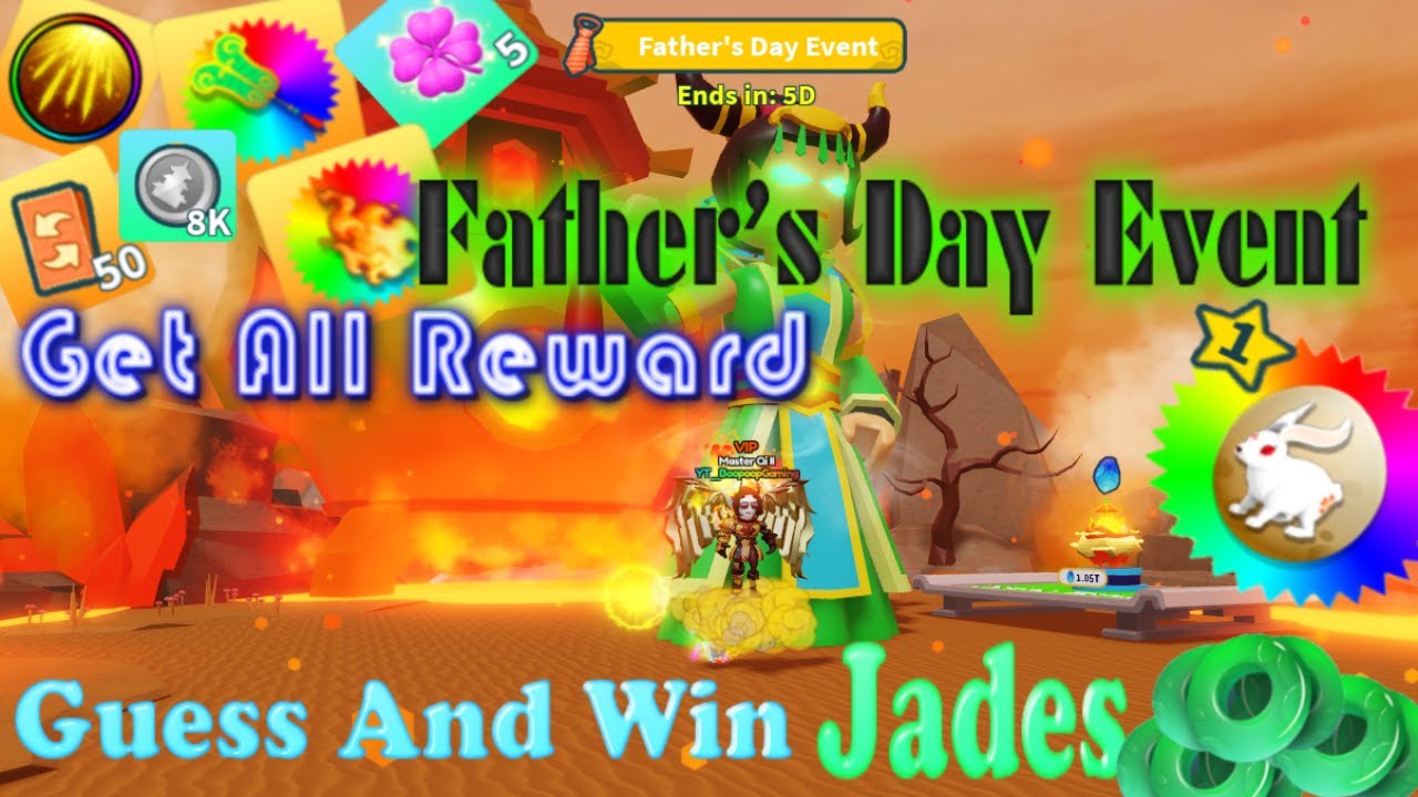 🎁Get All Father's Day Event Reward And Jades Giveaway🔥 In Weapon ...