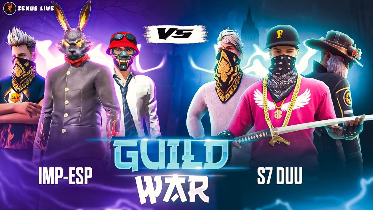 INDIA GUILD WAR S1 🏆 QUALIFIERS ️ IMP-ESP🚀♥️ VS S7 DUU 💀🔥 BO5 GUILD WAR LIVE GO FOR 2K ♥️ - YouTube