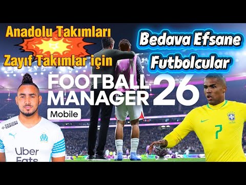 FM 26 Mobile Şampiyon Yapacak Bedava Futbolcular Anadolu ve Zayıf Takımları için  #fm26mobile #fm26 