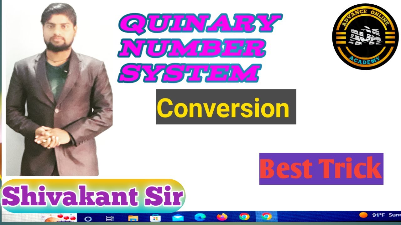 Conversion of Decimal Into quinary - YouTube