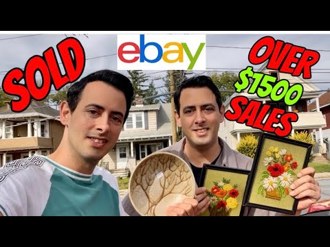 GOODWILL THRIFT WITH US MIX ~ OVER $1500 EBAY SALES~ LETS SEE WHAT SOLD ...