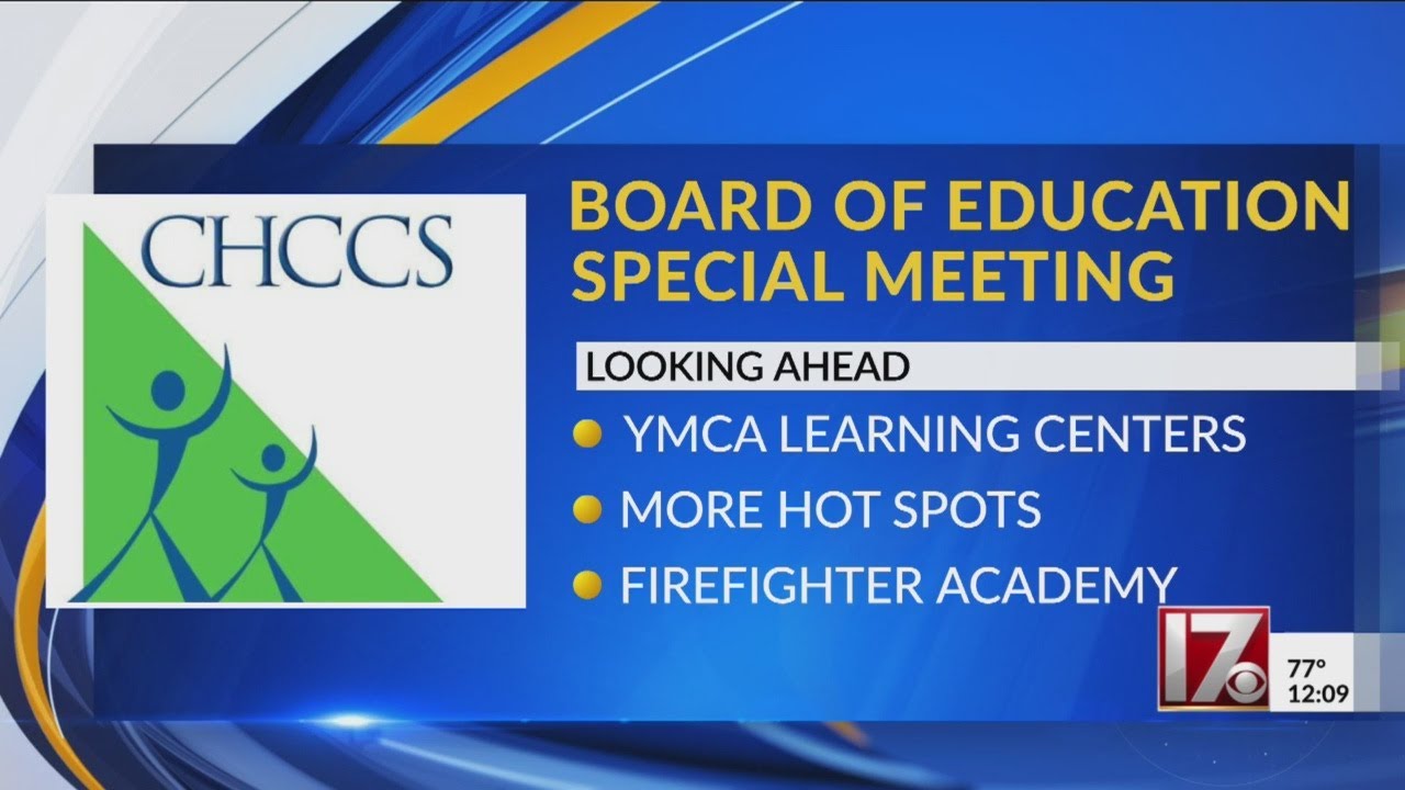 CHCCS Board of Education special meeting - YouTube