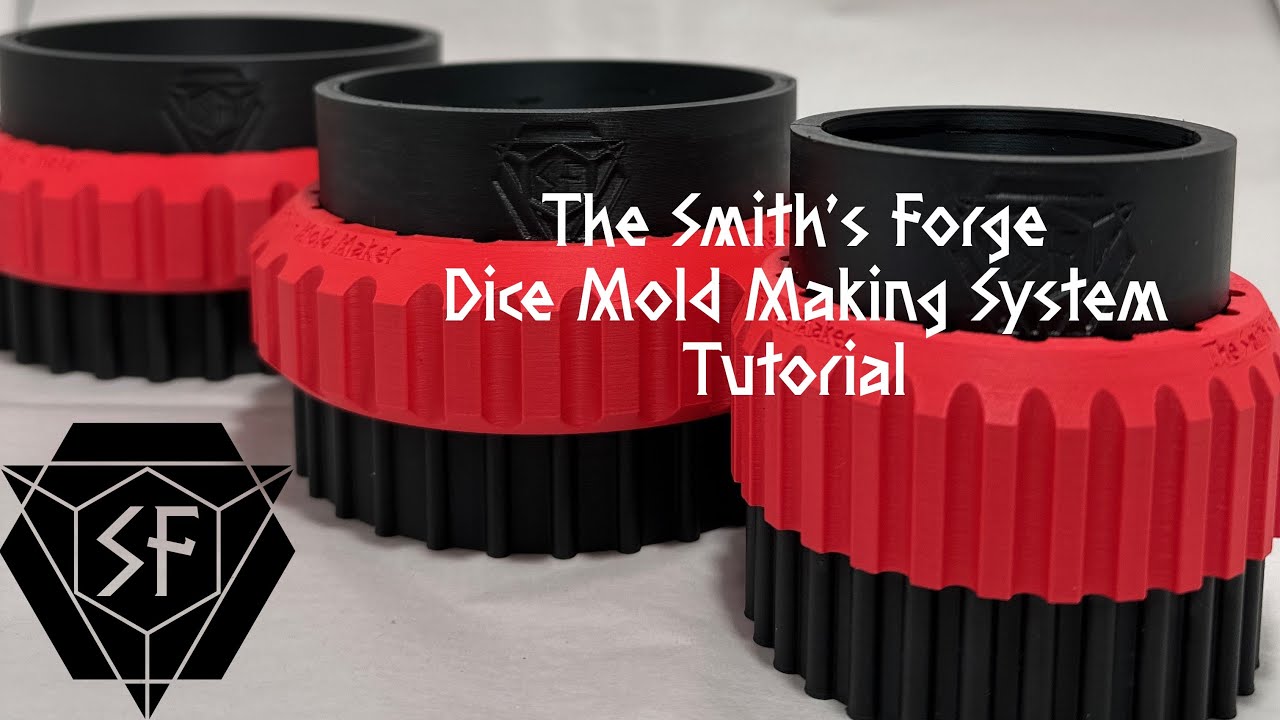 How to make silicone molds using The Smith's Forge Dice Mold Making ...