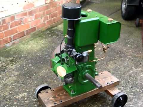 Fowler 1PPAM stationary engine - YouTube