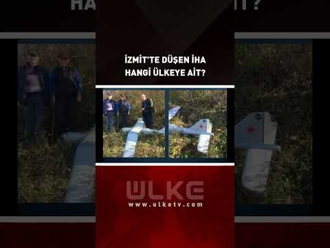 İzmit'te Düşen İHA Hangi Ülkeye Ait? Bakanlıktan Açıklama Geldi #sondakika