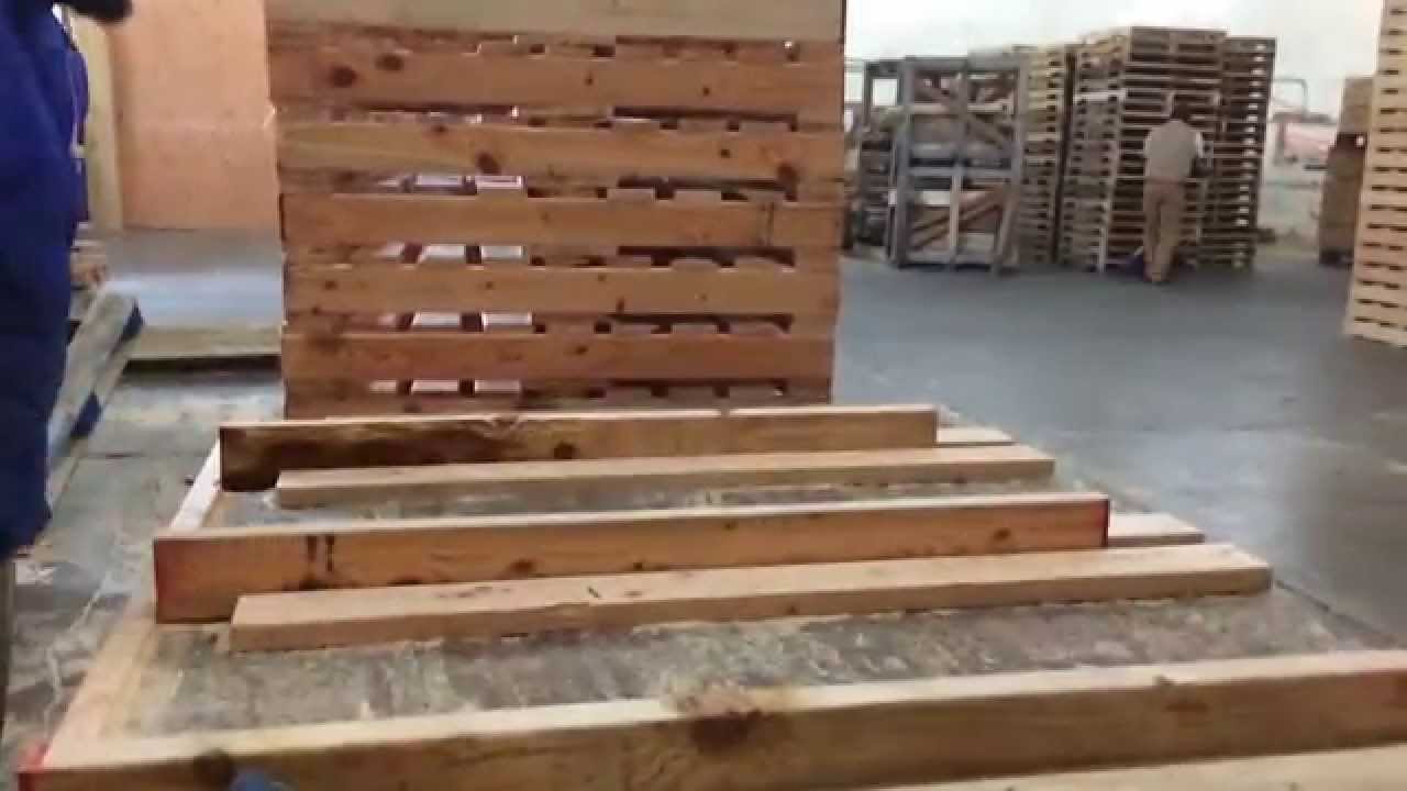 How to make a pallet - YouTube