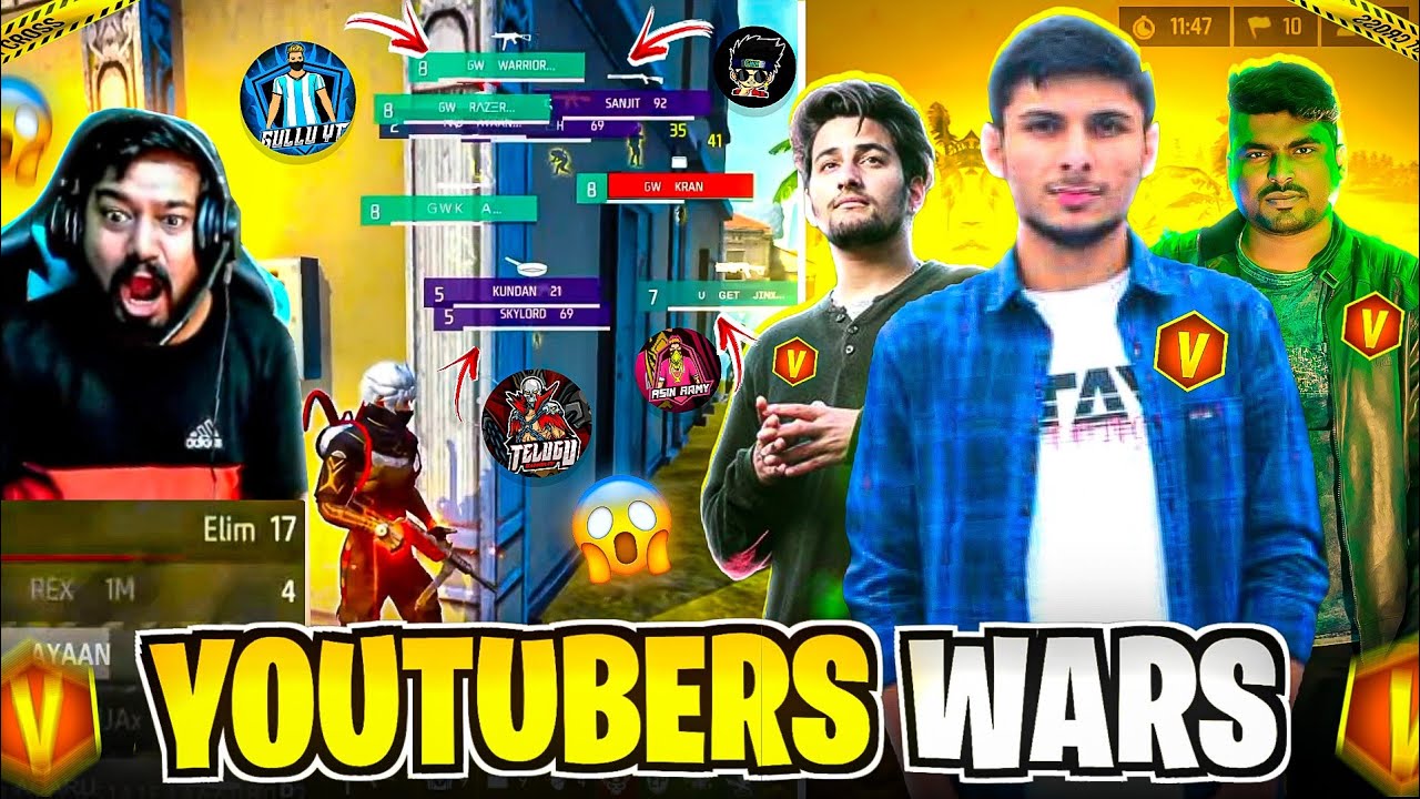 Youtubers Proved Themselves 🤐 | Agressive Tournament Gameplay | NONSTOP ...