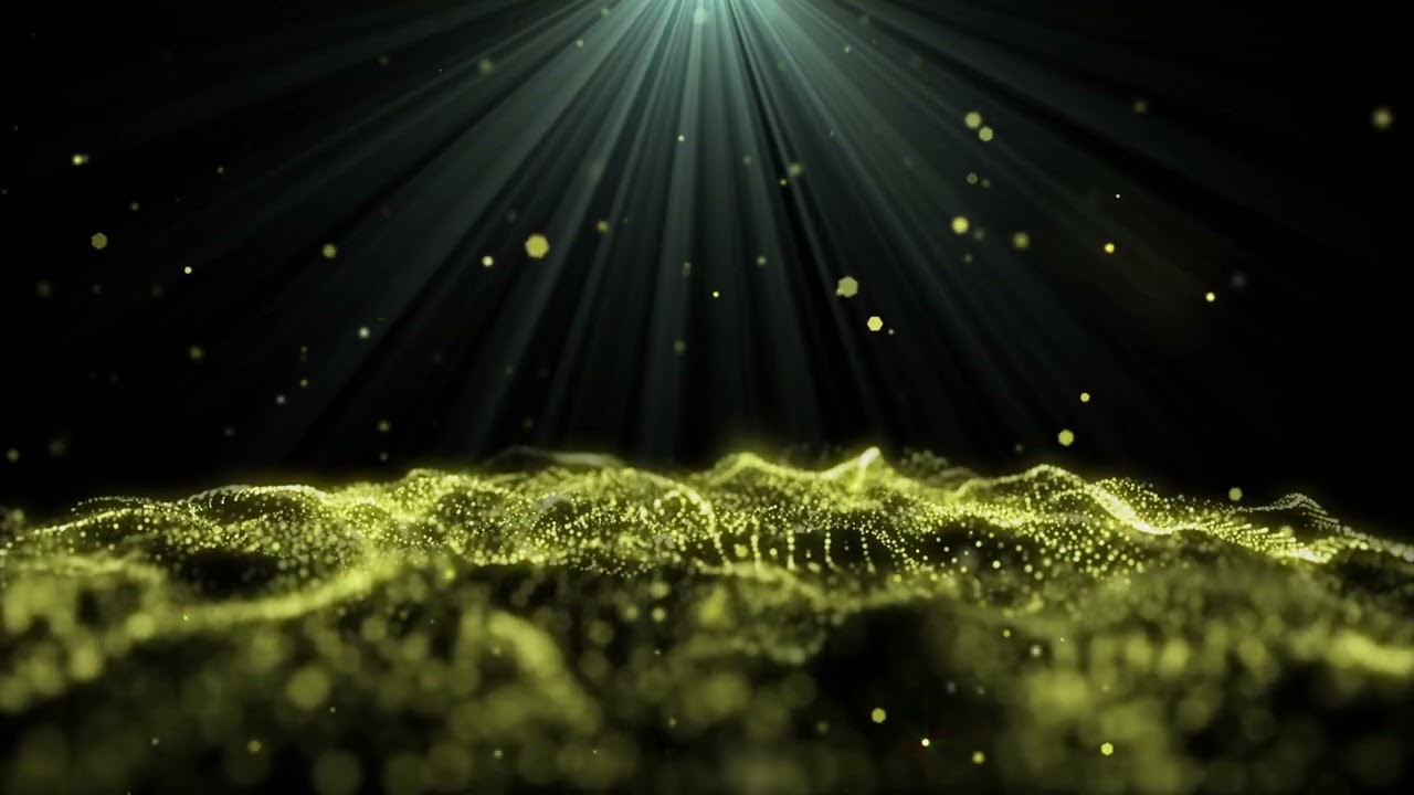 Golden Aesthetic Particle Party Opening Video - YouTube