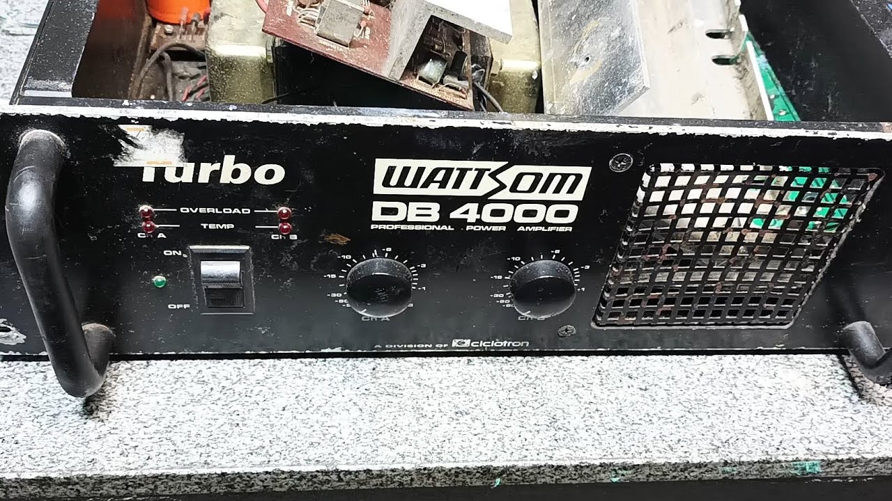 DB 4000 WATTSOM REPARO - YouTube
