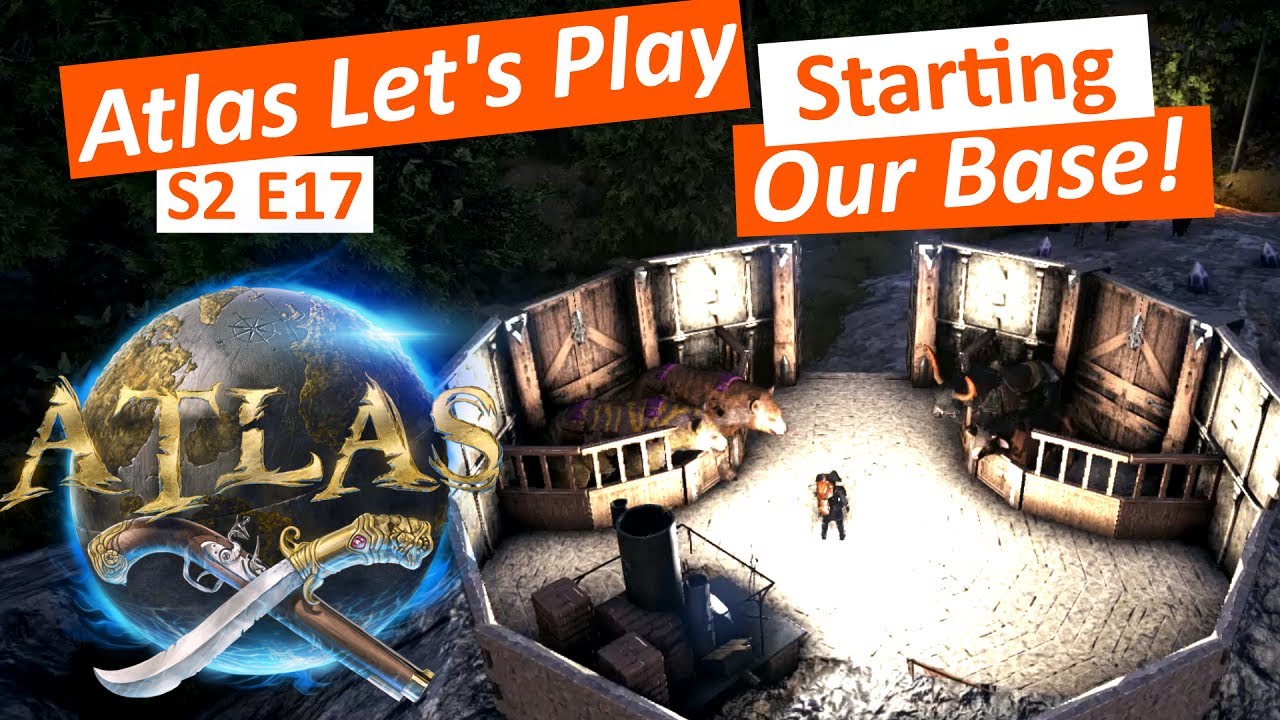 Atlas Gameplay S2E17: How to Build a Breeding Pen - YouTube