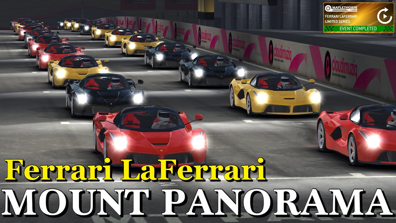 Ferrari LaFerrari - Night Race Mount Panorama - Real Racing 3 - YouTube