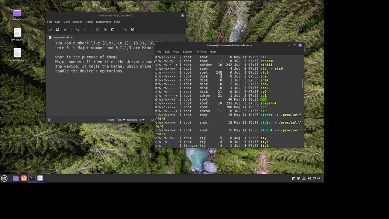 Major and Minor numbers in Linux - YouTube