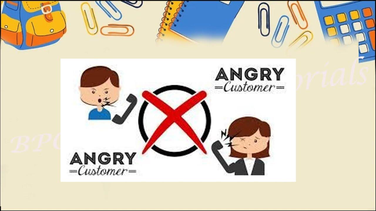 10 tips to handle Angry Customer in call center - YouTube