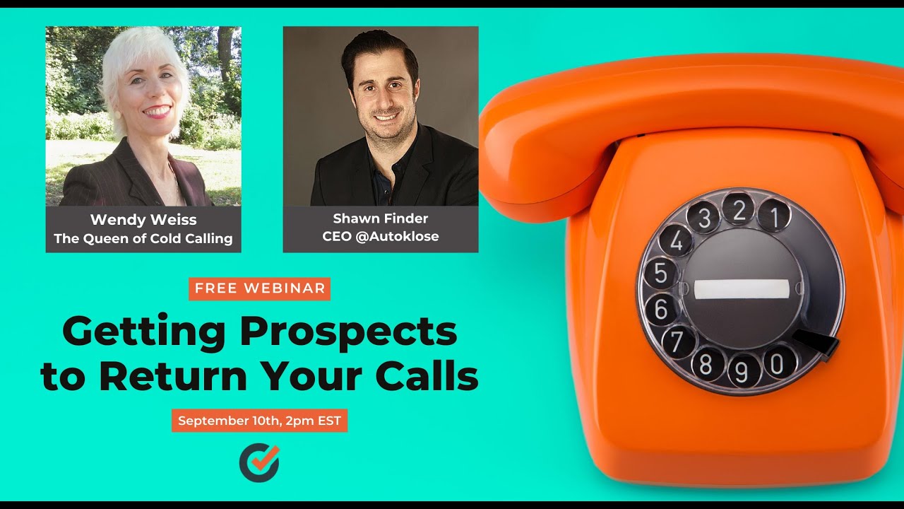 Getting Prospects to Return Your Calls - YouTube