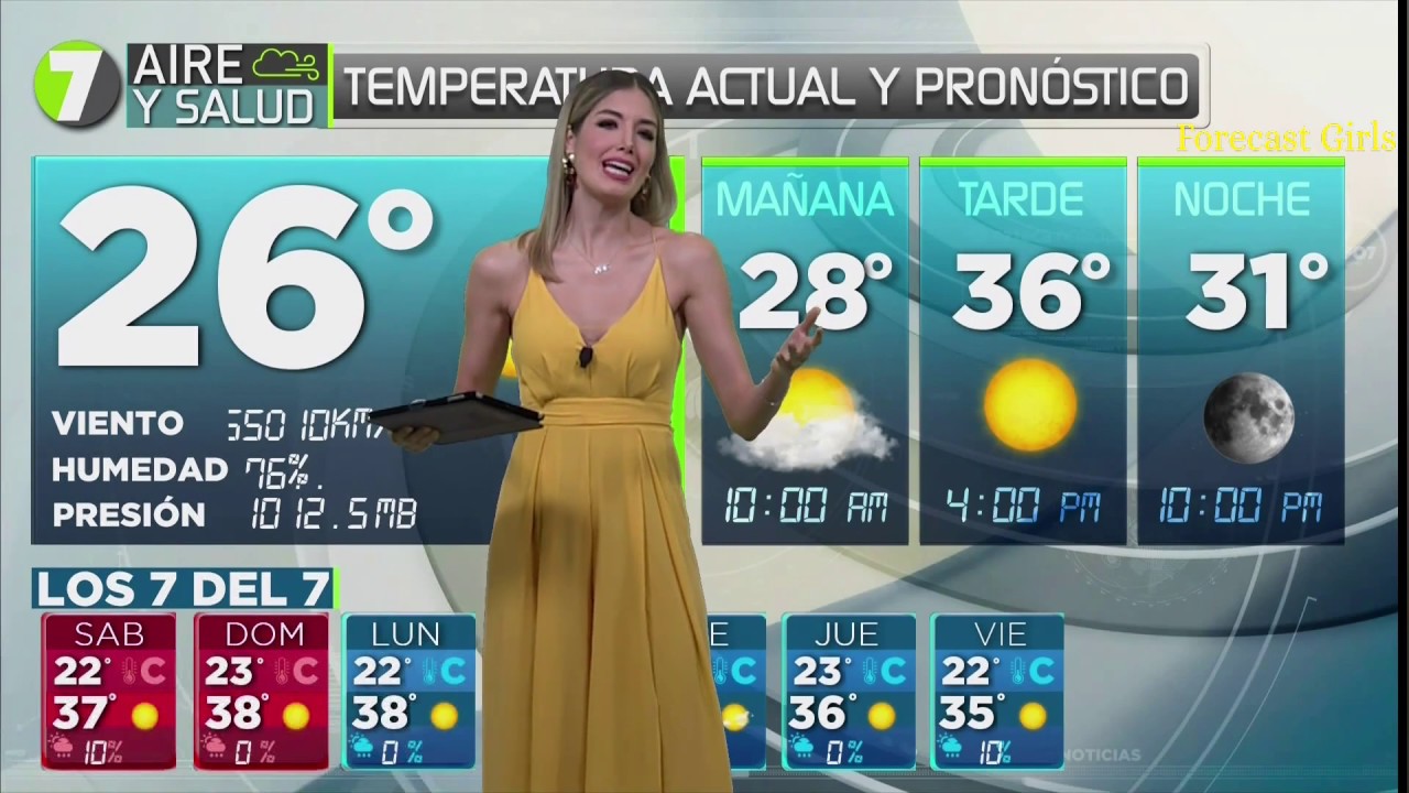Ale Medina - en vestido amarillo escotado - YouTube
