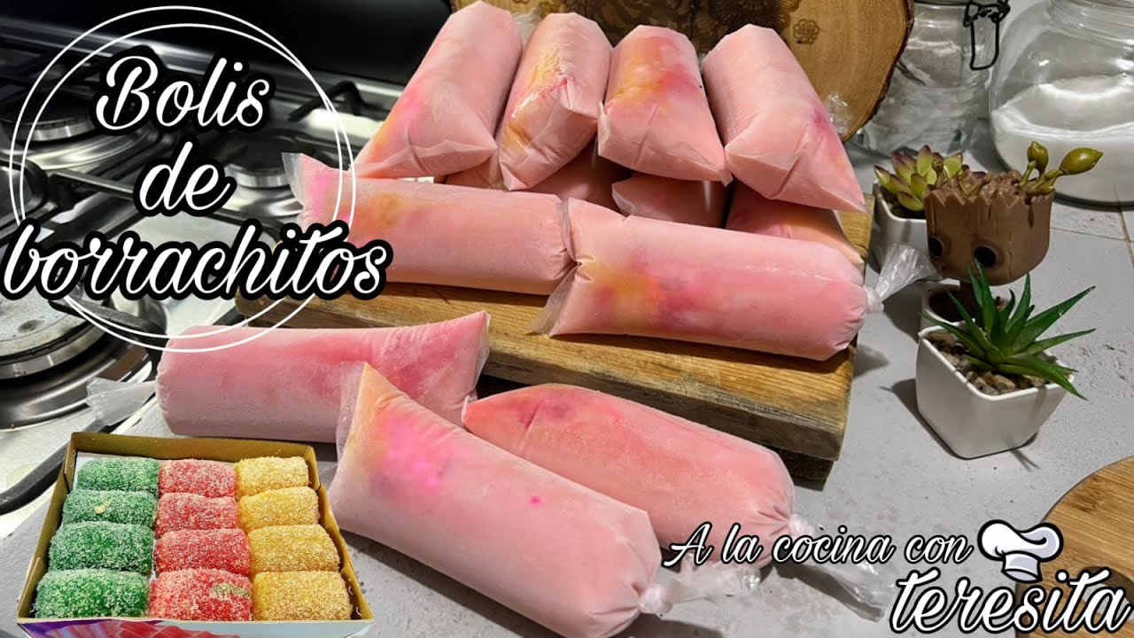 BOLIS GOURMET SABOR BORRACHITOS (dulce de tequila) receta ⬇️ - YouTube