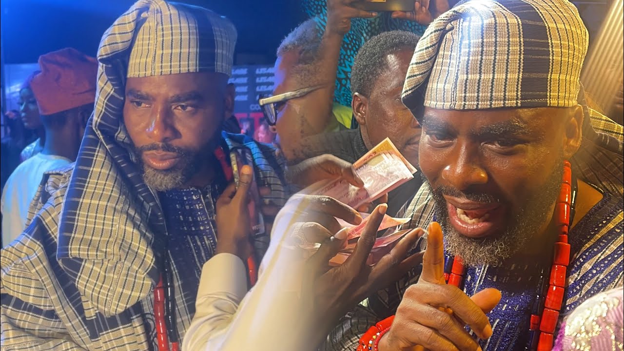 IBRAHIM CHATTER BRINGS SWAG TO LISABI MOVIE PREMIERE - YouTube