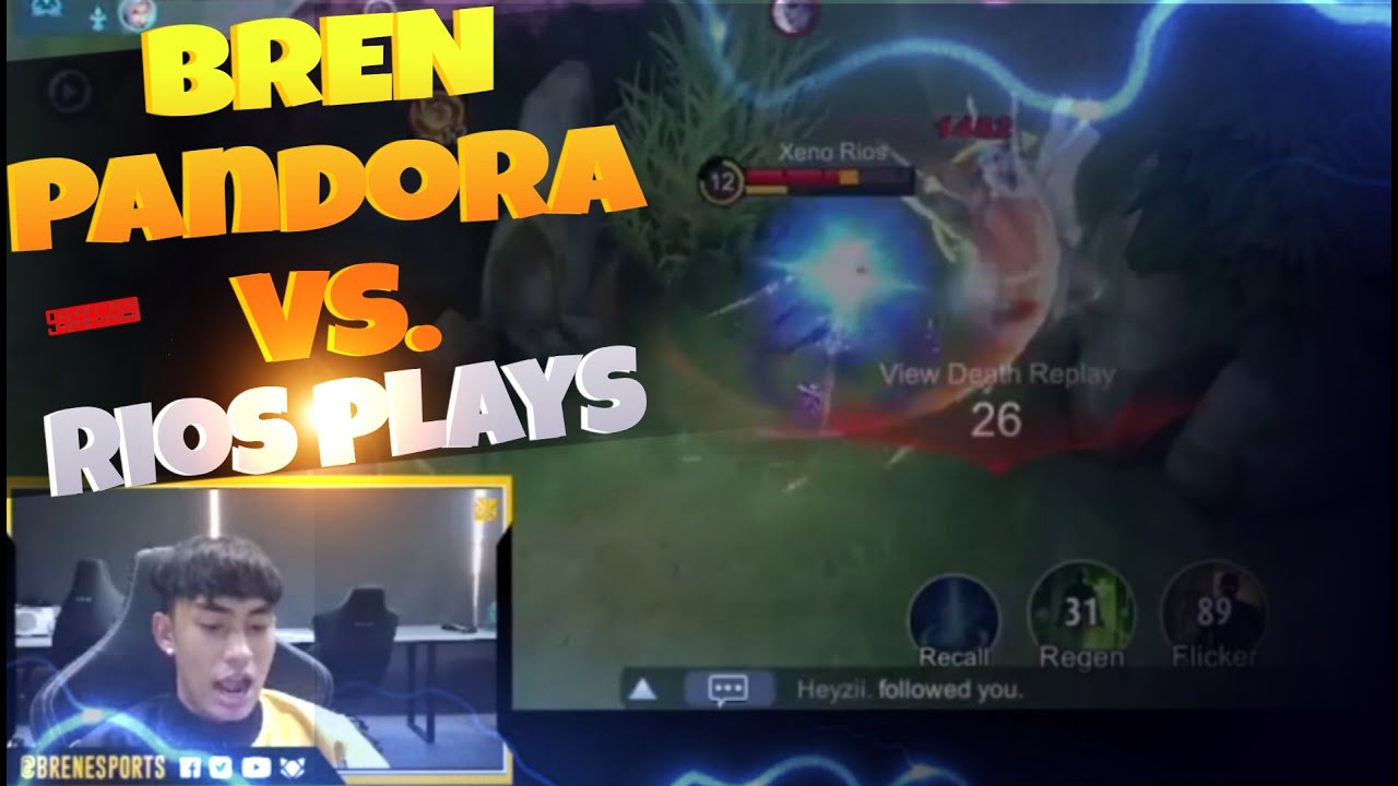 BREN Pandora vs Rios | Top Global Fanny - YouTube