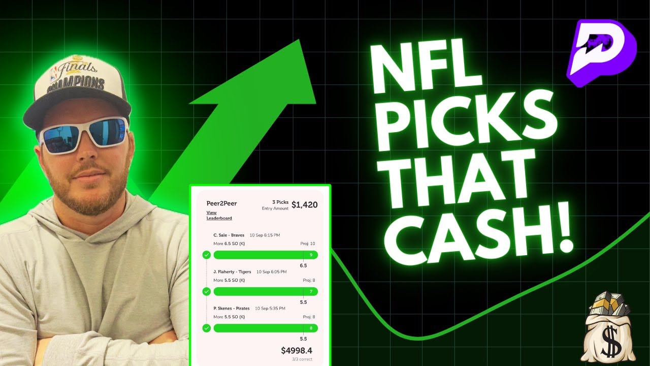 NFL PrizePicks Today | Best 4 Picks | Thursday | Can we SWEEP again ...