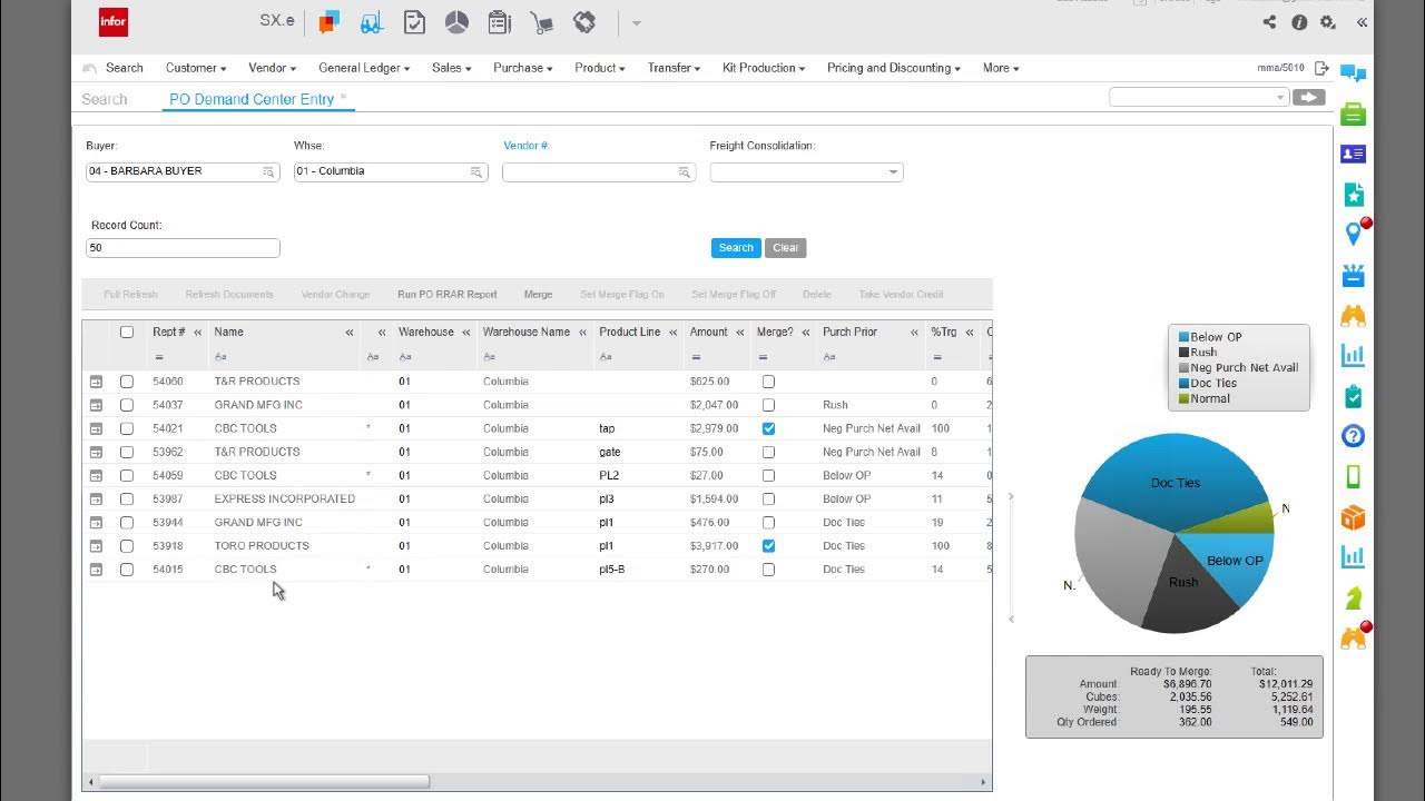 Infor CloudSuite Distribution "Day in the Life" Demo — Inventory ...