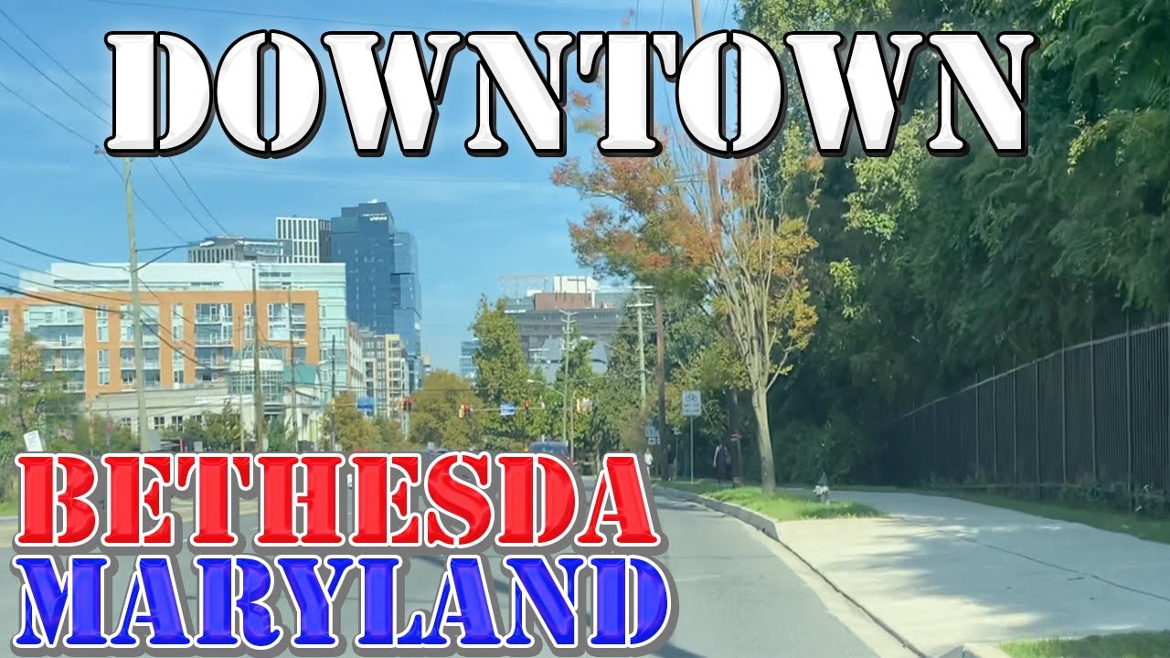Bethesda - Maryland - 4K Downtown Drive - YouTube