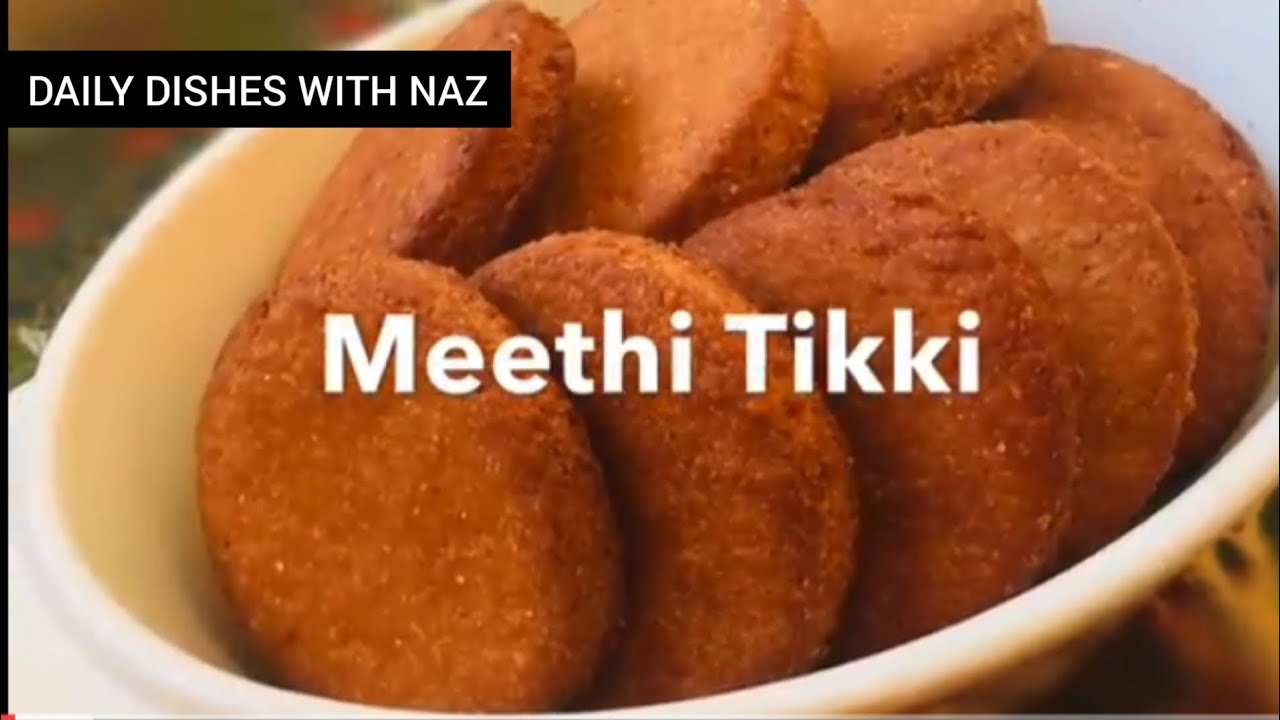 meethi puri & tikki recipe at home | urdu x hindi | DAILY DISHES WITH ...