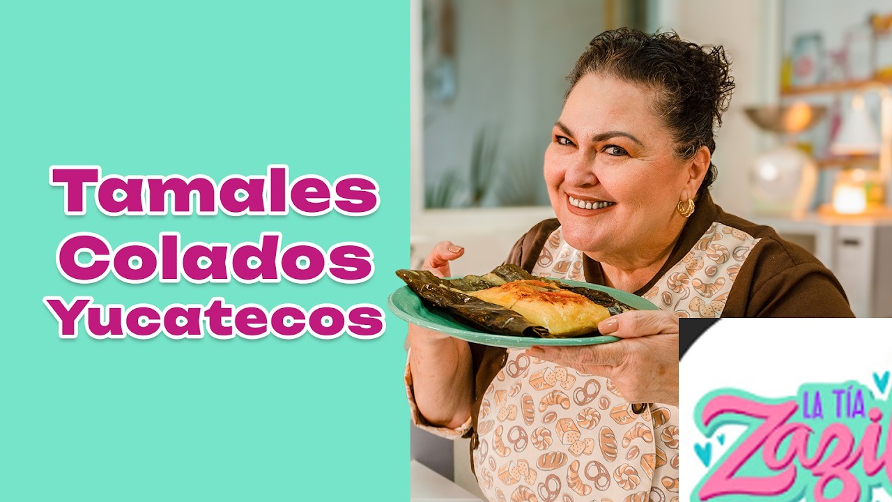 Tamales Colados Yucatecos, receta fácil | La Tía Zazil - YouTube