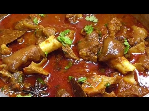 Goat Head Recipe||Tasty Lamb Head masala curry - YouTube