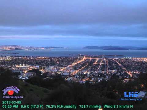 Berkeley, California Weather Cam Time Lapse March 5, 2013 - YouTube