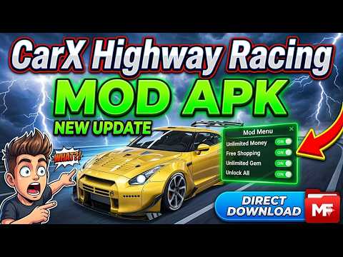 CarX Highway Racing Hack APK v1.75.8 - Mod Menu + Unlimited Money & Max Level Cars