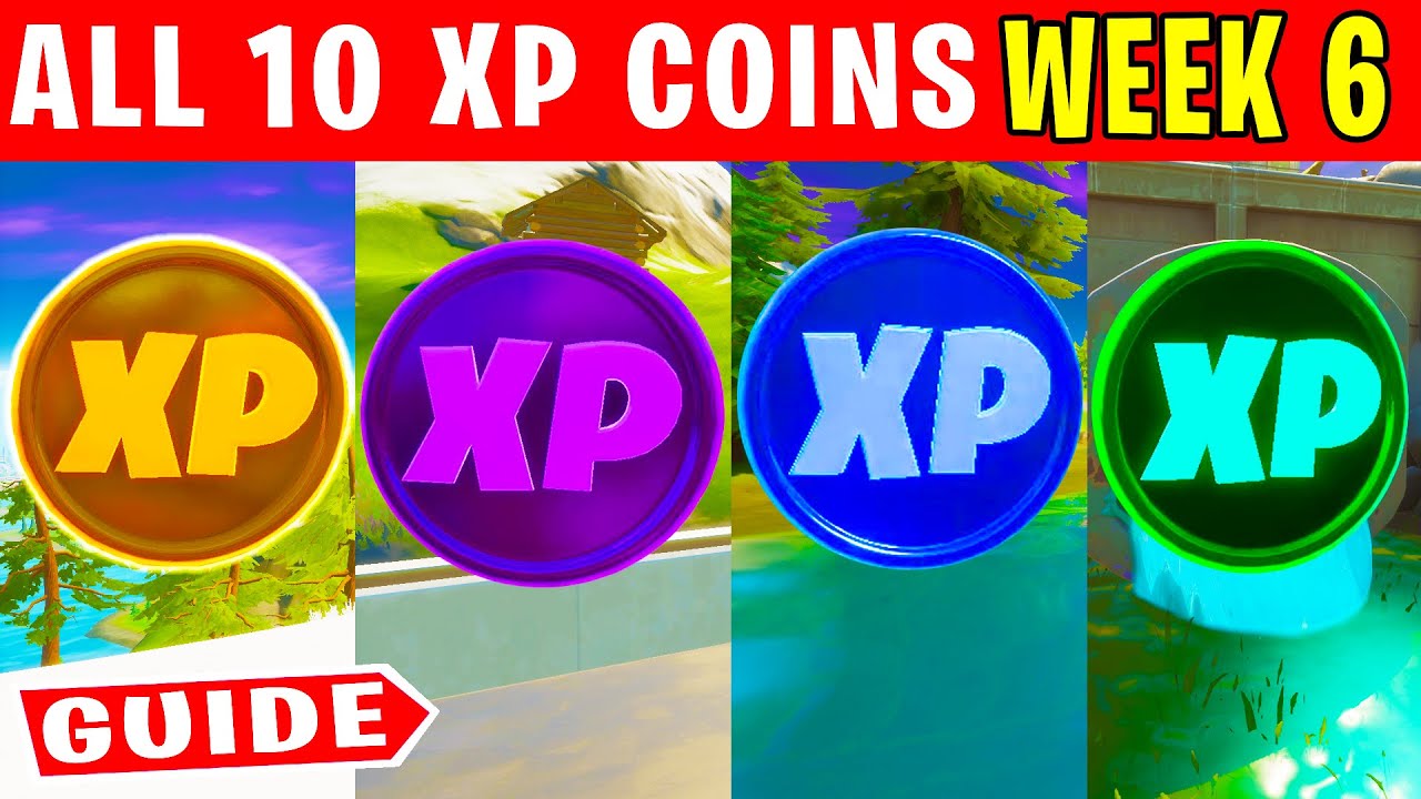 All XP COINS LOCATIONS IN FORTNITE - CHAPTER 2 SEASON 4 WEEK 6 - YouTube