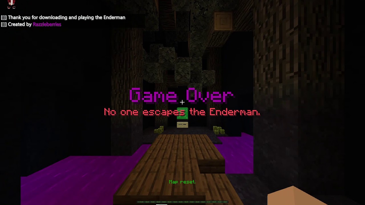 Scariest Minecraft Map: The Enderman - YouTube