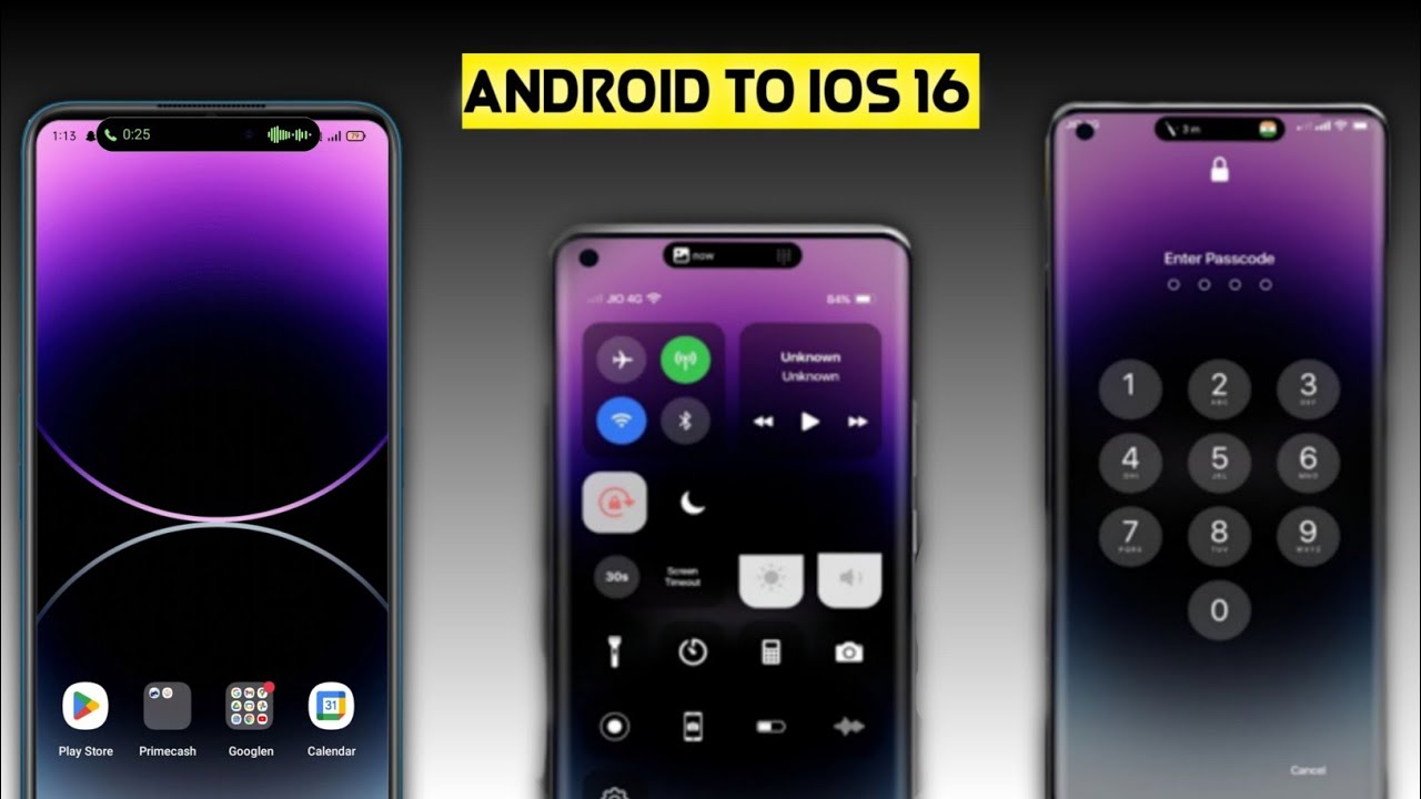 How To install iPhone 14 Pro Max Any Android Smartphone ! Like official ...