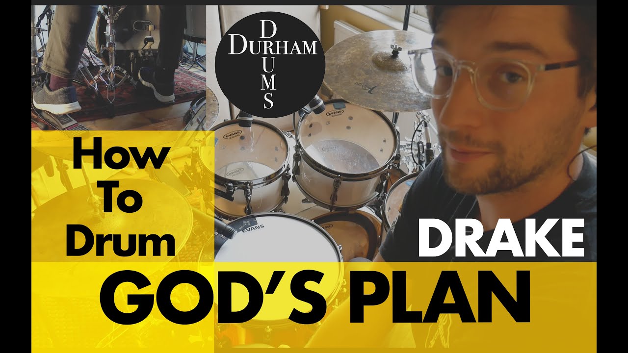 Drake God's Plan Drum Lesson by Durham Drums - YouTube