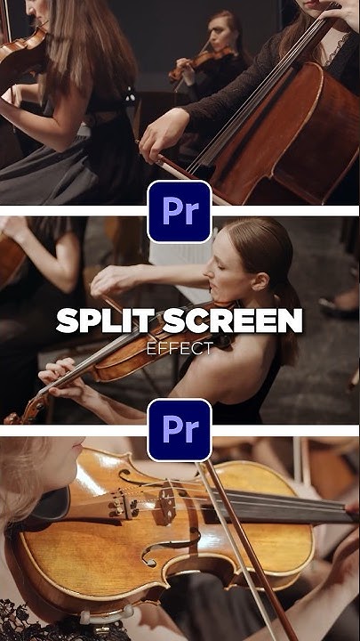Easy Split Screen Effect in Premiere Pro #tutorial - YouTube