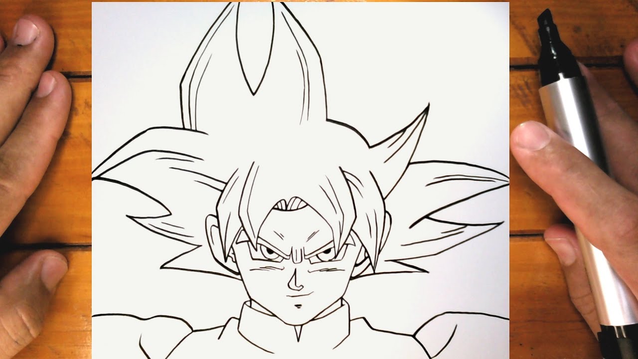 HOW TO DRAW THE GOKU MIGATTE DAISHINKAN OF DRAGONBALL HEROIS - YouTube