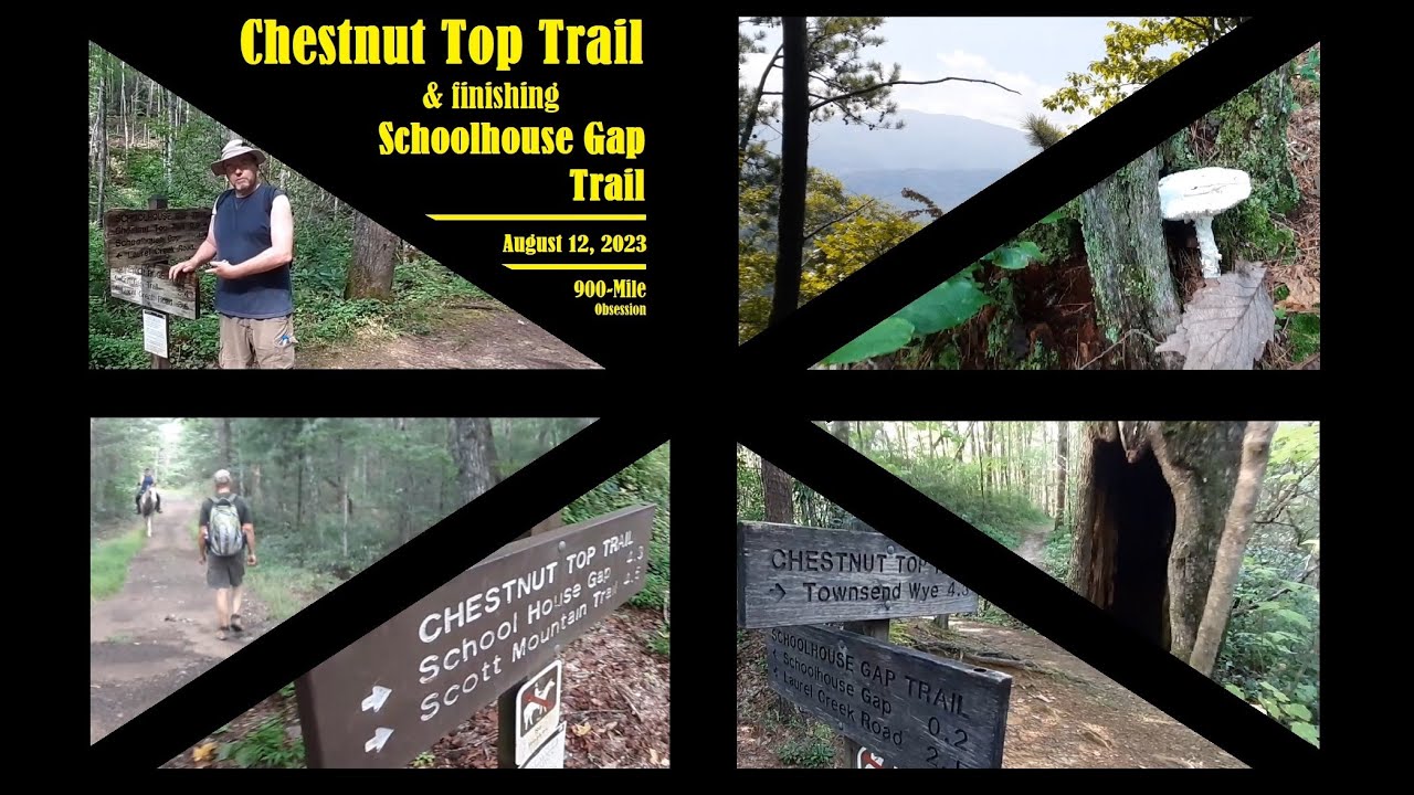 Chestnut Top Trail Hike and finishing up Schoolhouse Gap Trail - August ...