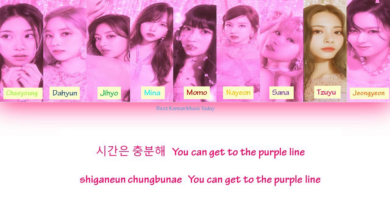 [Rainbow] Rainbow Twice album 8th color lyrics coded - YouTube