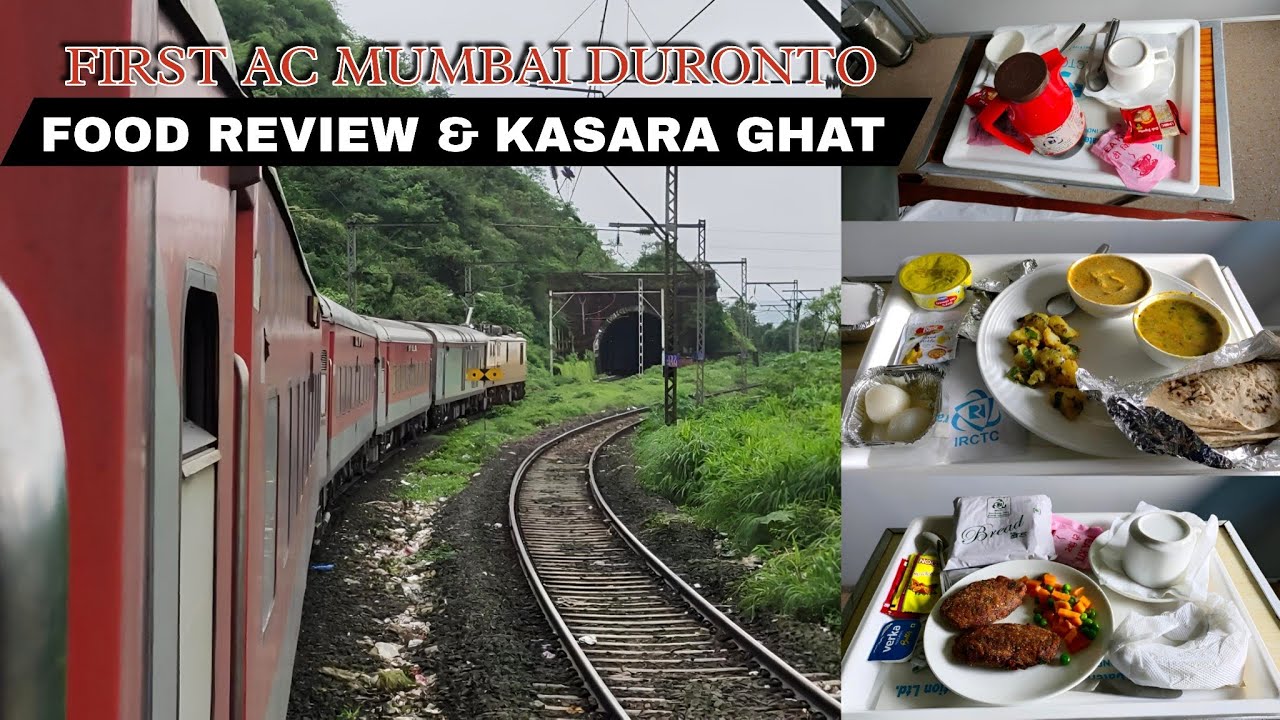 FIRST AC Journey in Mumbai DURONTO EXPRESS || Delicious Food & Kasara ...