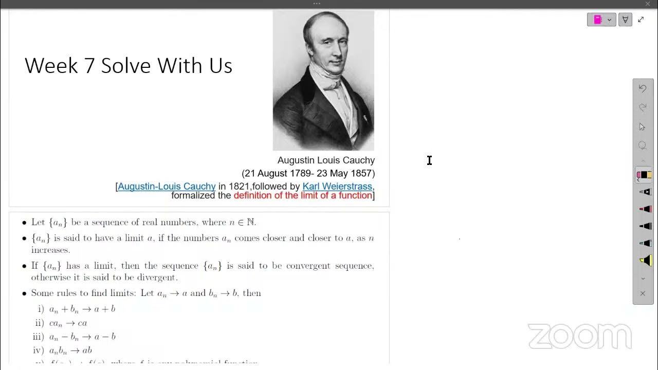 Copy of Week-7|Problem solving session - Maths 1 - YouTube