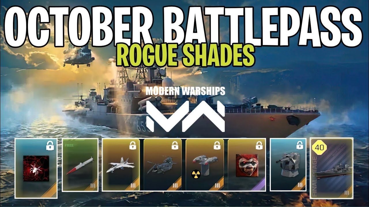 October Battlepass "Rogue Shades" Is Wort It Free Admiral Basisty ...